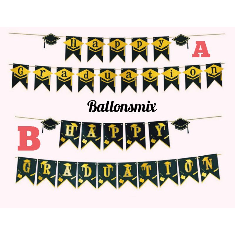 Jual banner happy graduation | Shopee Indonesia
