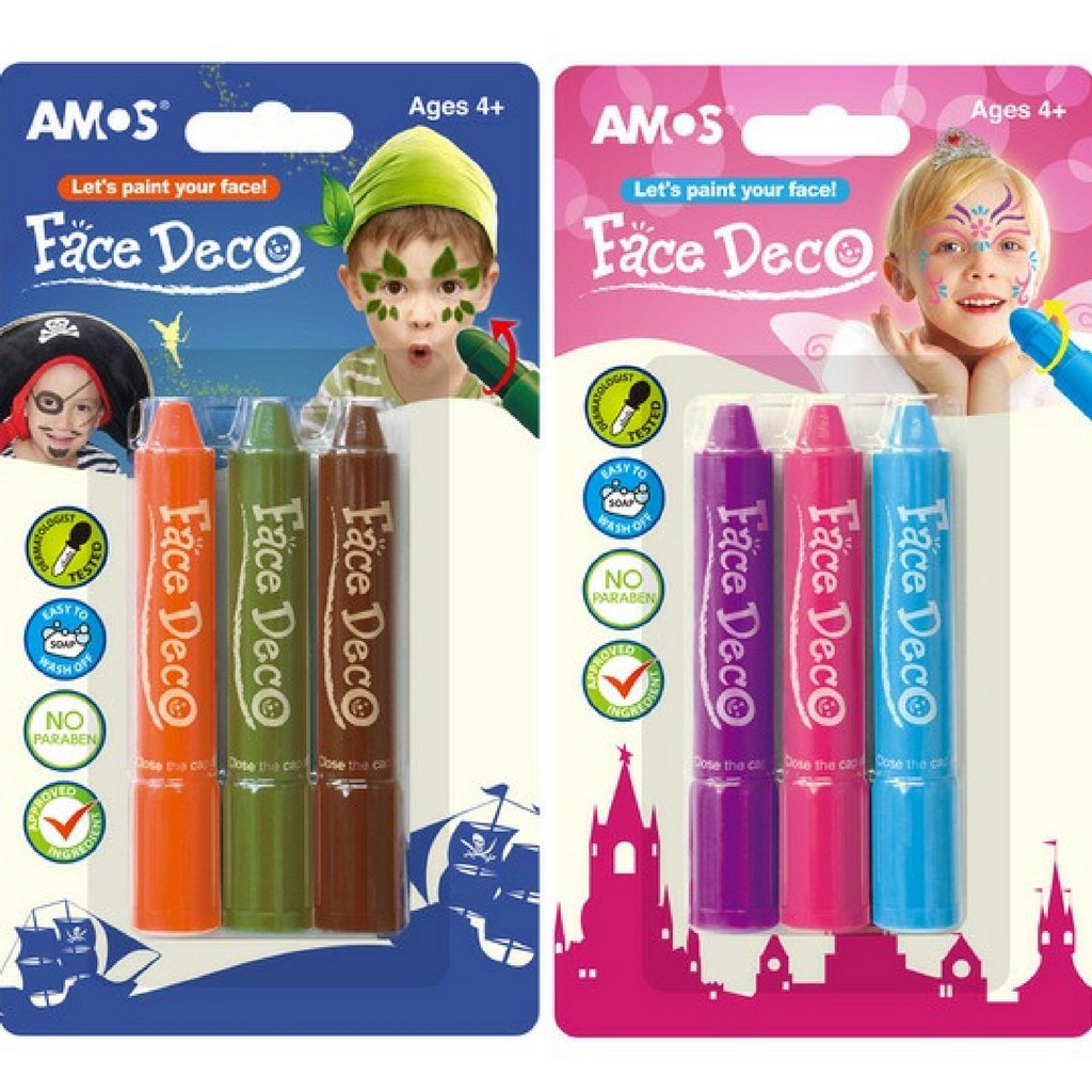 Jual Amos Face Deco / Face Paint - FD5B3B & FD5B3G | Shopee Indonesia