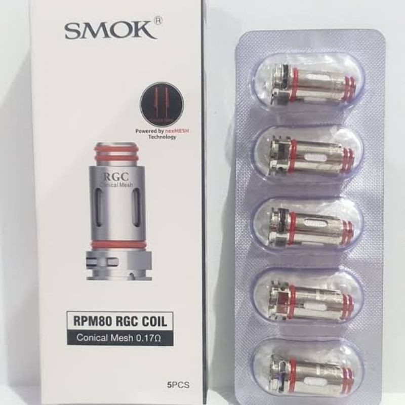 Jual Coil Smoke Rpm 80 Rgc Coil 0,17 Ohm Mesh Harga 1 Biji | Shopee ...