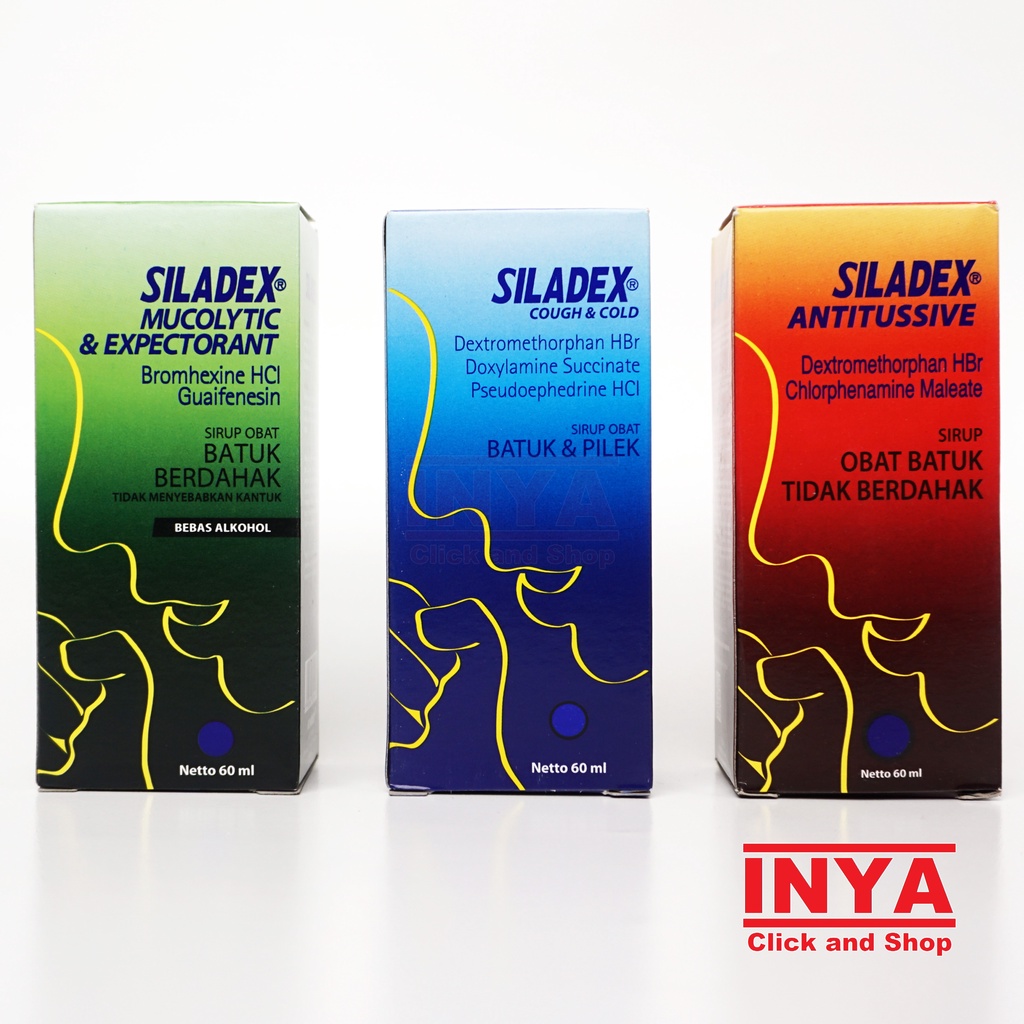 Jual SILADEX COUGH & COLD, ANTITUSSIVE, ECXPECTORANT 60ml - Obat Batuk ...