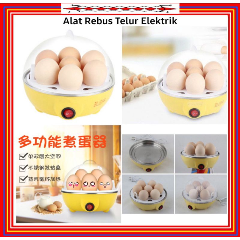 Jual Alat Rebus Telur Elektrik Electric Egg Cooker Boiler | Shopee ...