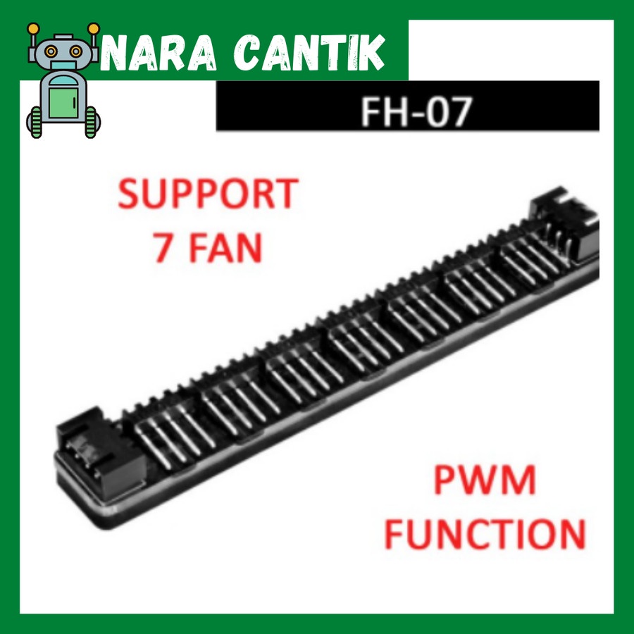 Jual (NARA MEOW) ID COOLING FH-07 PWM 1 TO 7 4PIN SPLITTER KIPAS FAN ...