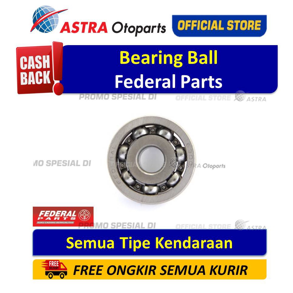Jual Bearing Federal Parts tipe 6300 untuk semua jenis motor | Shopee ...