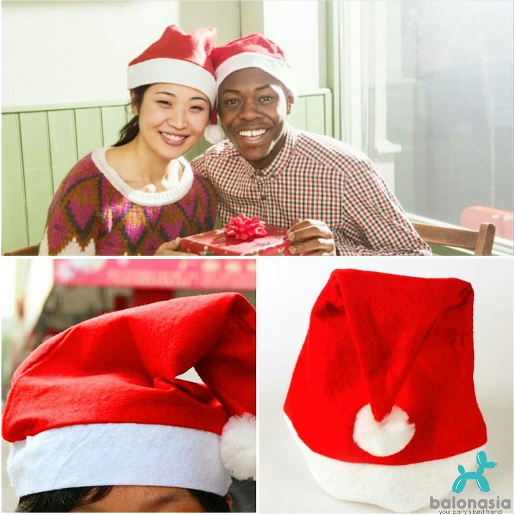 Jual Topi Natal / Topi Santa / Christmas Hat Murah | Shopee Indonesia