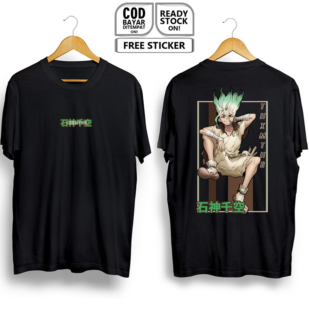 Jual KAOS ANIME SENKU ISHIGAMI DR. STONE KASEKI KOHAKU TETSUYA SAGARA ...