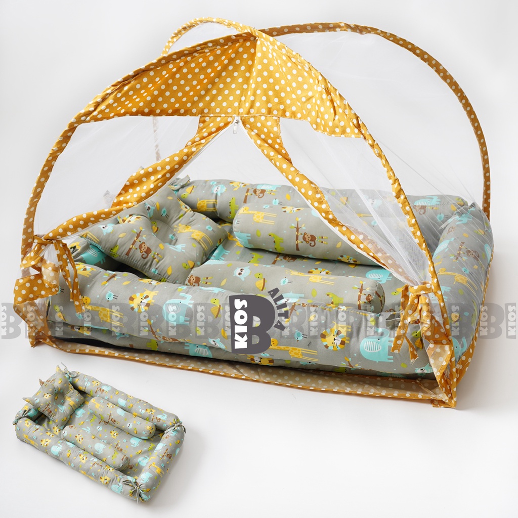 Jual KASUR BAYI TENDA KELAMBU / KASUR BABY KELAMBU SET BANTAL FREE ...
