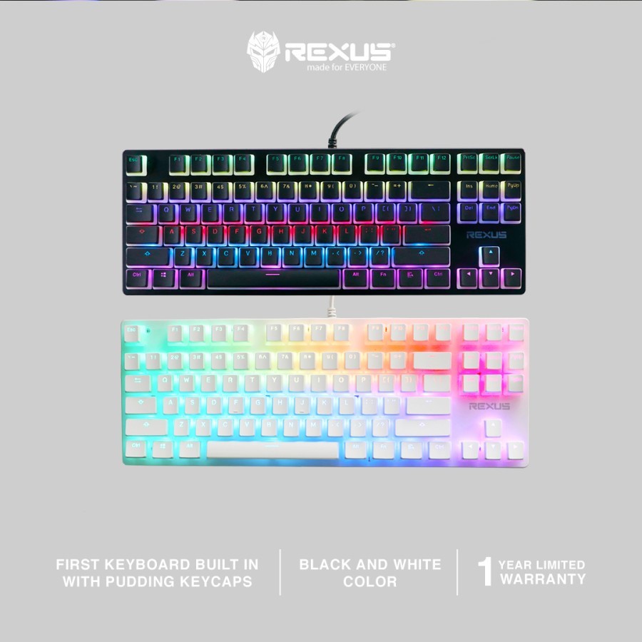 Jual Rexus Legionare MX9P RGB TKL Mechanical Gaming Keyboard | Shopee ...