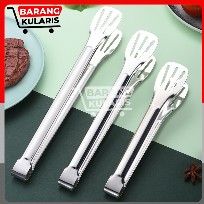 Jual BKL.- Penjepit Capitan Makanan Stainless Steel 7inch 9inch 12inch ...