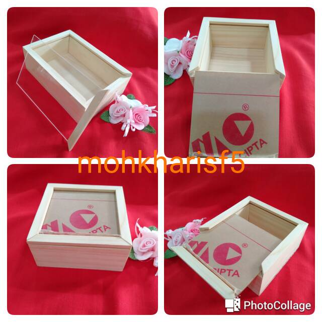 Jual Kotak 10 x 10 x 5 cm sliding akrilik | Shopee Indonesia