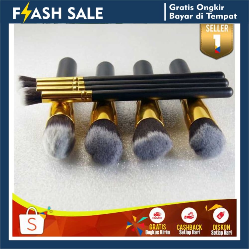 Jual Brush Make Up 8pcs MU 20 Set Perlengkapan Kuas Makeup Wajah ...
