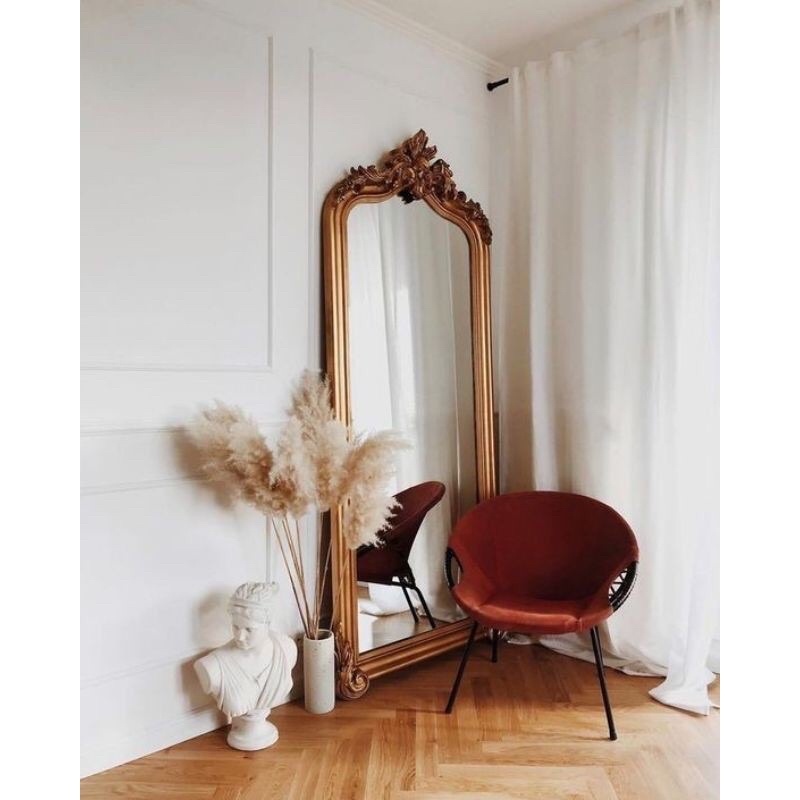 Jual Cermin Full Body Aesthetic / Standing Mirror Minimalis / Cermin ...