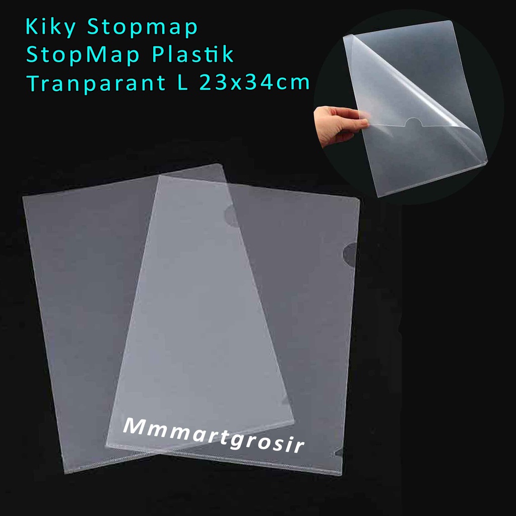 Jual Kiky Stopmap / Stopmap Plastik / Stopmap Transparan L / 23x34cm ...