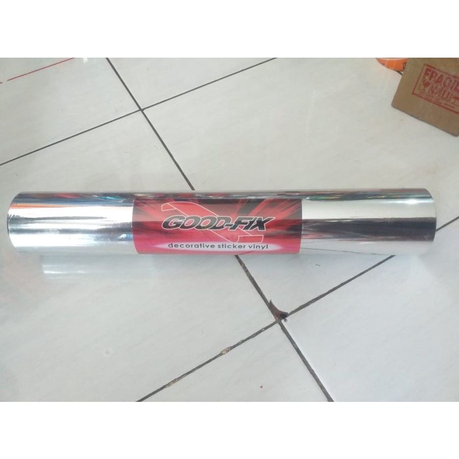 Jual STICKER STIKER SKOTLET VINYL GOODFIX CHROME MIRROR 45CM X 100CM | Shopee Indonesia