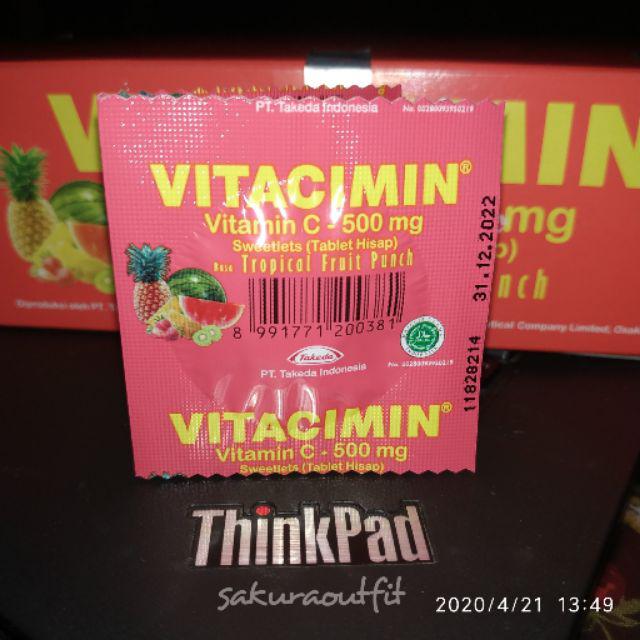 Jual Vitacimin Vicee Xonce (harga pertablet) Vitamin C 500mg | Shopee ...