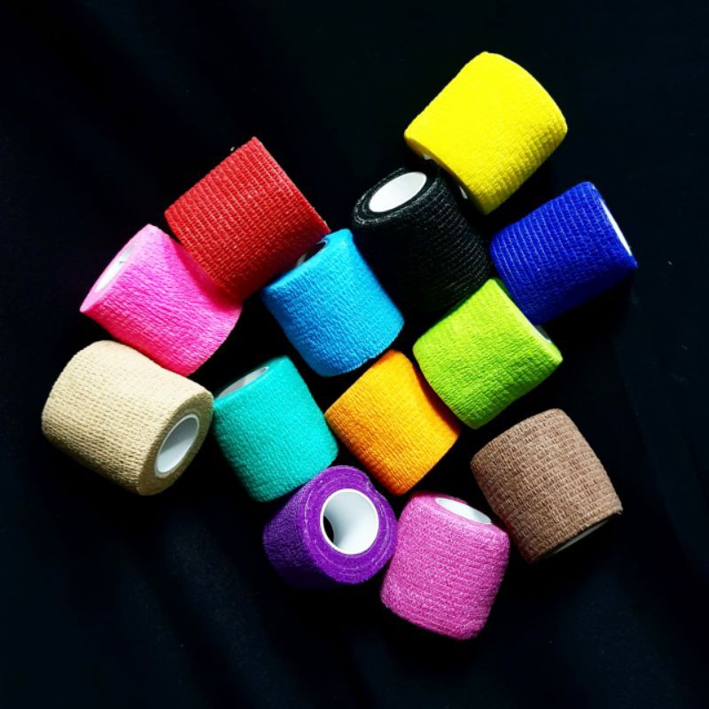 Jual 1PCS / 3PCS / 5PCS / 10PCS MAGIZ COVER COLOR GRIP TATTOO 4.5m x ...