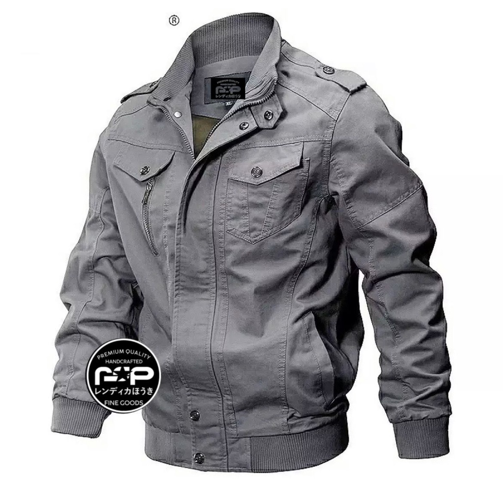 Jual Jaket Bomber Military Classic Rsp | Shopee Indonesia