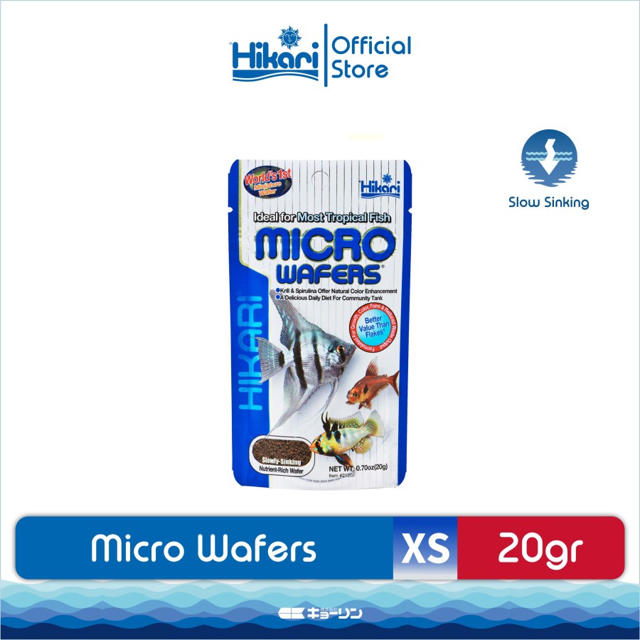 Jual Hikari Micro Wafers Wafer 20gr 20 gram Pakan Pellet Makanan Ikan ...
