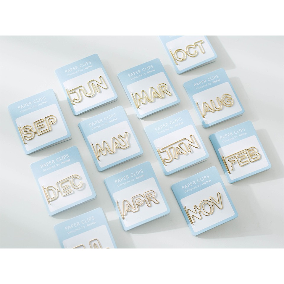 Jual Months of the Year Deco Paper Clip (Klip Kertas) | Shopee Indonesia