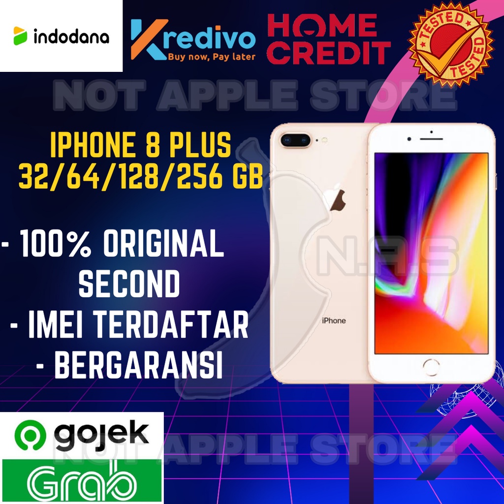 Jual IPHONE 8 PLUS 64GB 256GB SECOND FULLSET ORIGINAL | Shopee Indonesia