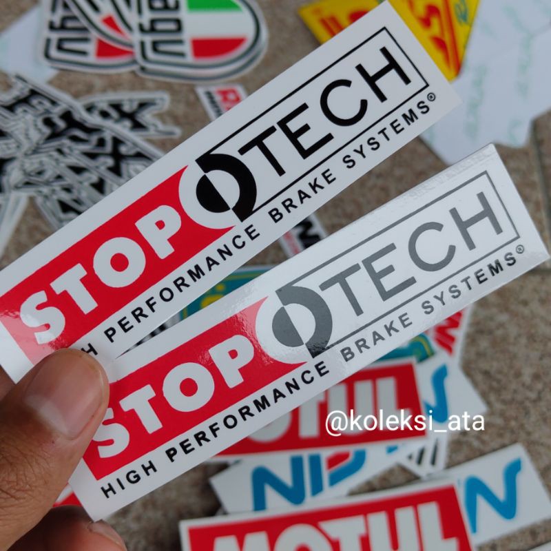 Jual stiker motor stop tech brake | Shopee Indonesia