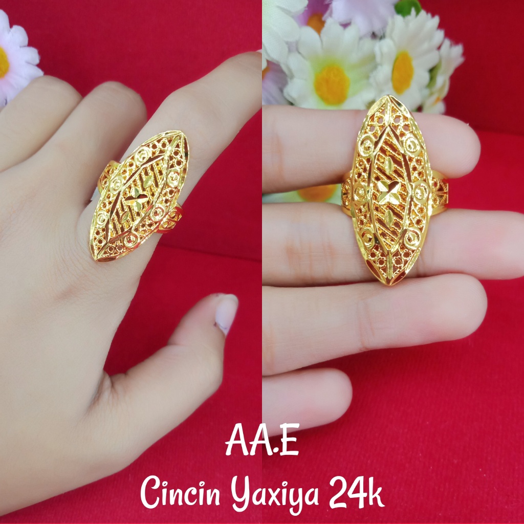 Jual Cincin Kuning Mas 24k YAXIYA Asli | Shopee Indonesia