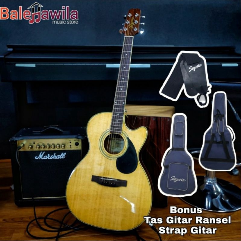 Jual Gitar Acoustic Akustik Elektrik Segovia FC 07 G FC07 EQT GN Laminated W/Bag , Segovia FC 07 ...