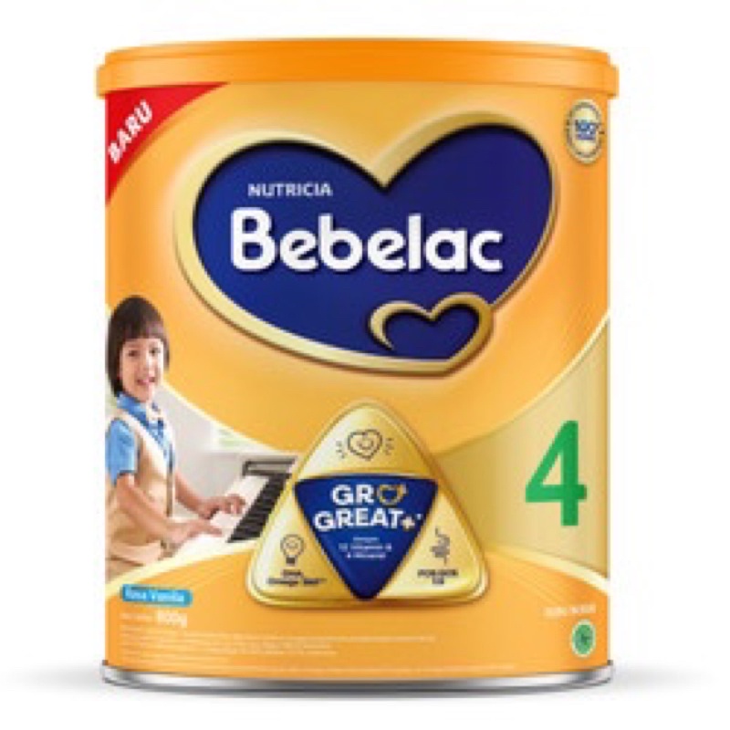 Jual BEBELAC 4 Vanilla Kemasan Kaleng 800g | Shopee Indonesia