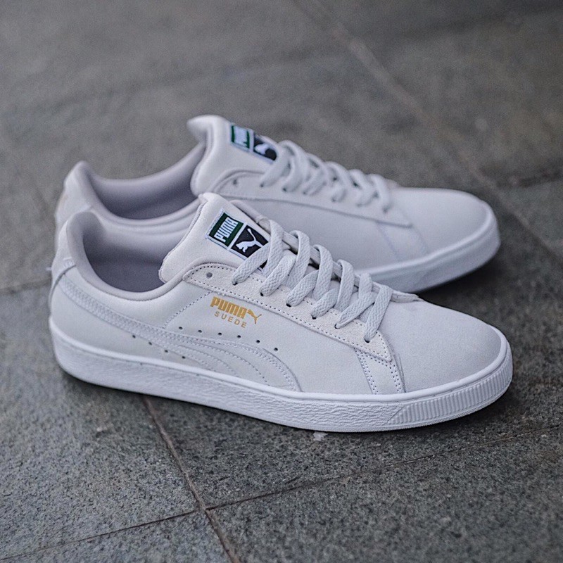 Jual PUMA SUEDE FULL WHITE | Shopee Indonesia