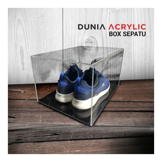 Jual TEMPAT SEPATU AKRILIK / BOX SEPATU ACRYLIC / DISPLAY SEPATU ...