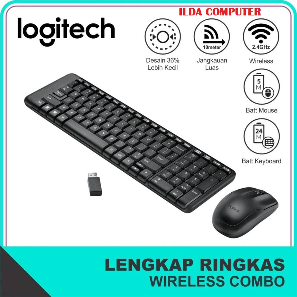 Jual Keyboard Logitech MK220 Original | Shopee Indonesia