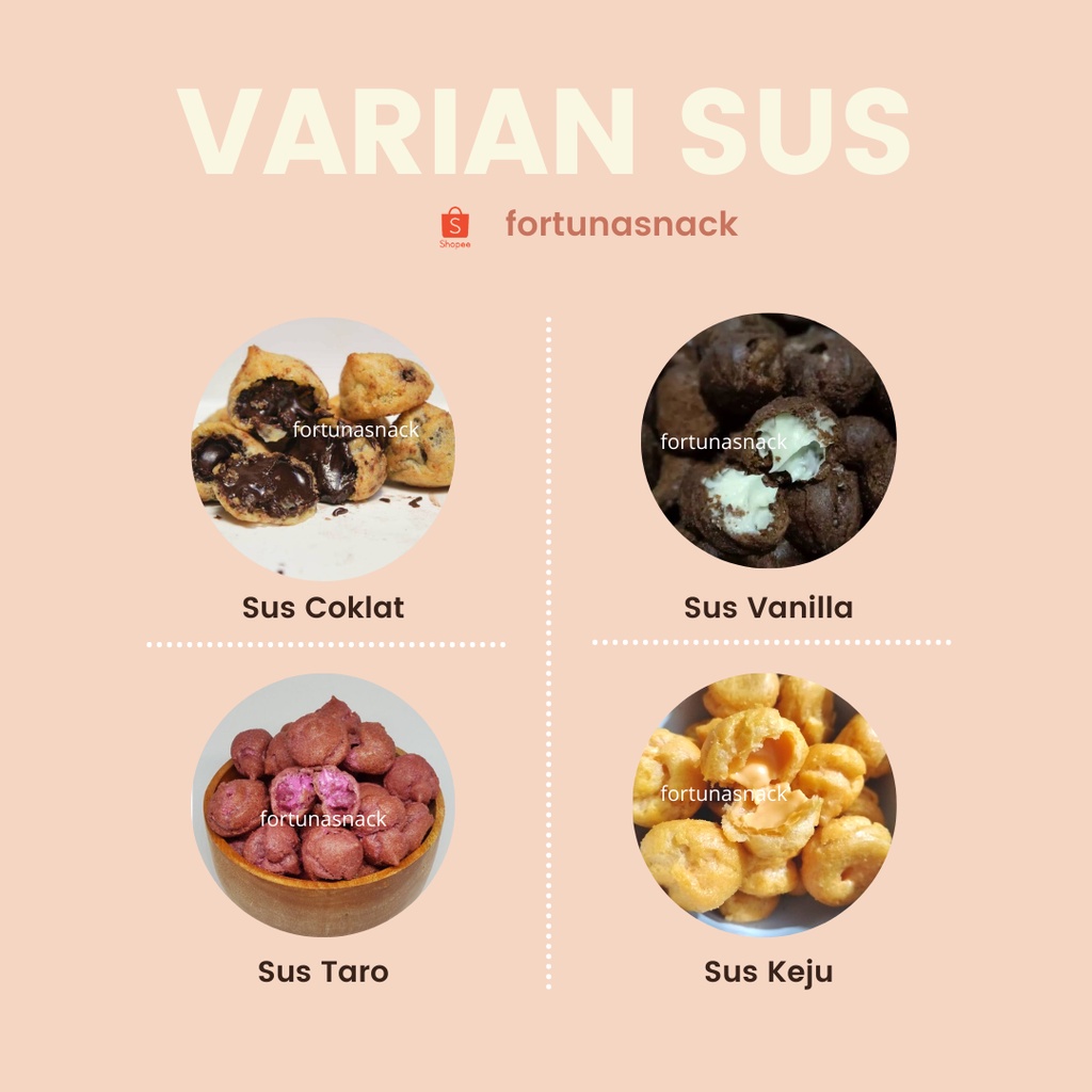 Jual Sus 1kg / Sus Coklat 1kg / Sus Vanilla / Sus Taro / Sus Keju ...