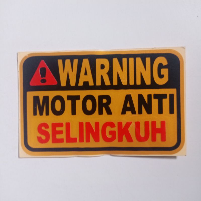 Jual Sticker cutting motor tulisan kata-kata lucu warning viral terbaru | Shopee Indonesia