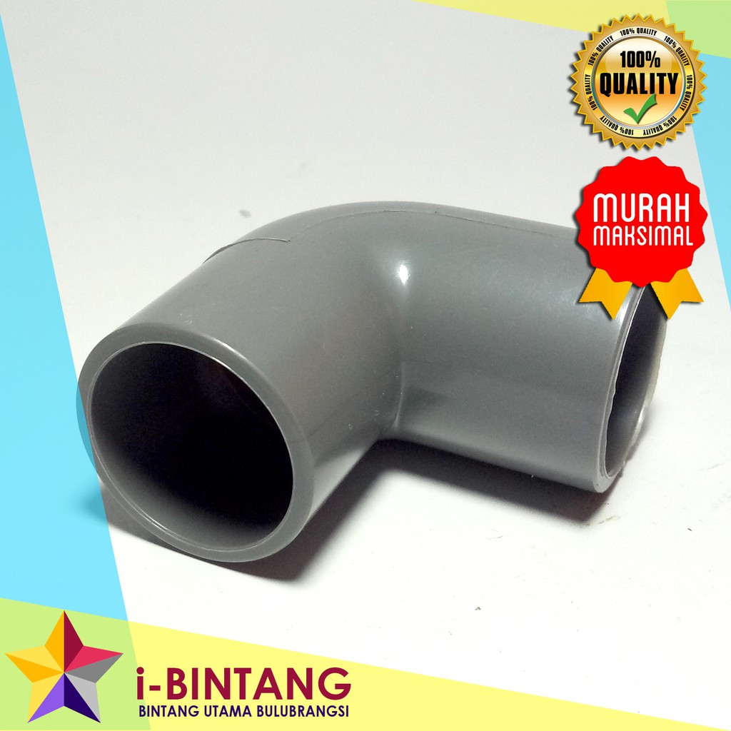 Jual L 1" KENI 1" ELBOW 1" SAMBUNGAN PIPA PVC | Shopee Indonesia