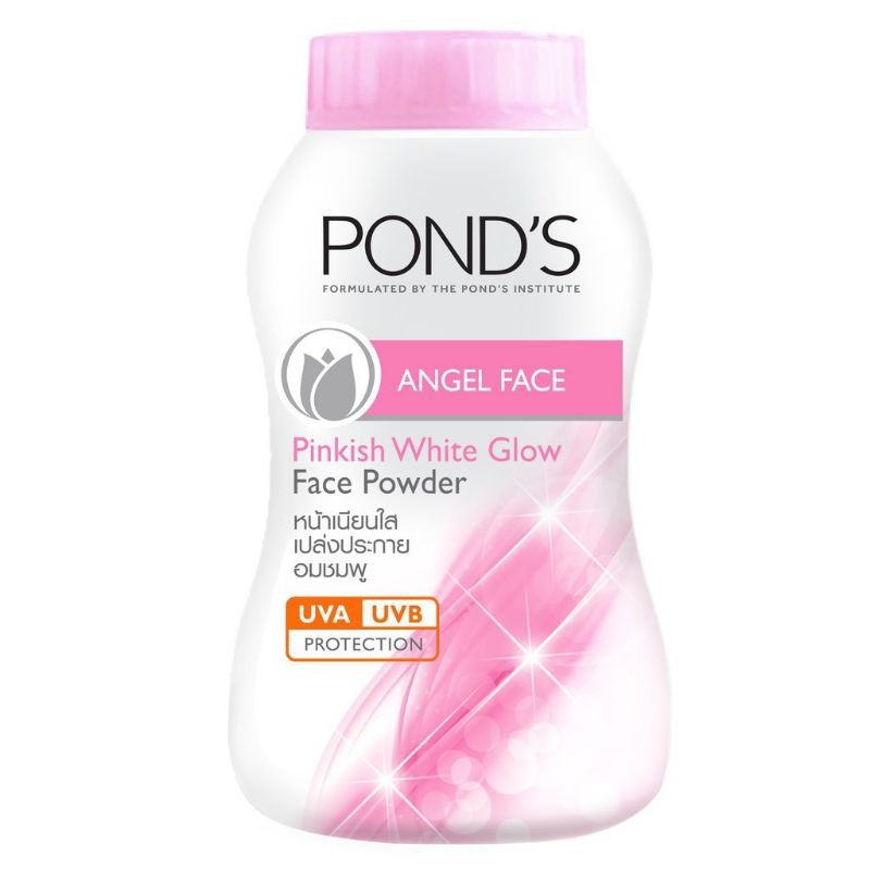 Jual Pond's Angel Face Pinkish White Glow Face Powder 50gr | Shopee ...