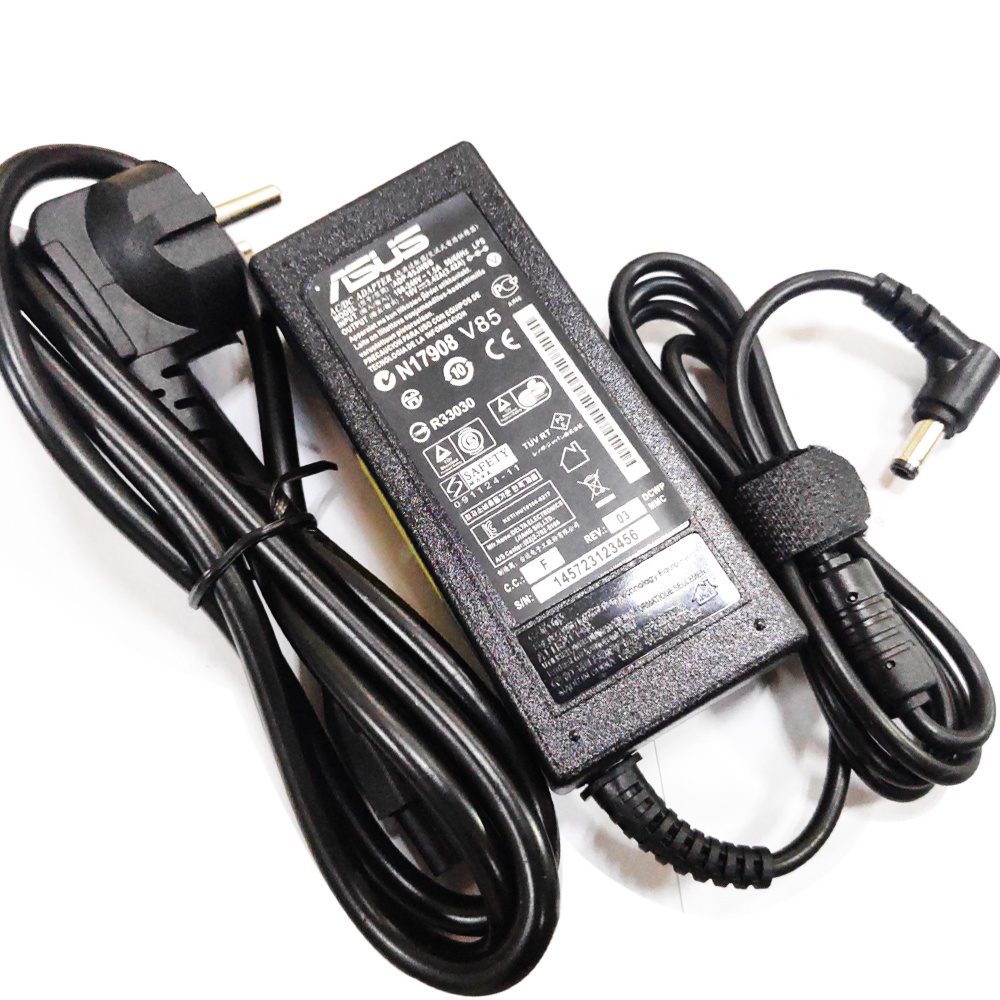 Jual Adaptor Charger Laptop Asus Original 19V 3.42A 65W A42 A42F A43 A43E A43S A43U A44 A44H 45 ...