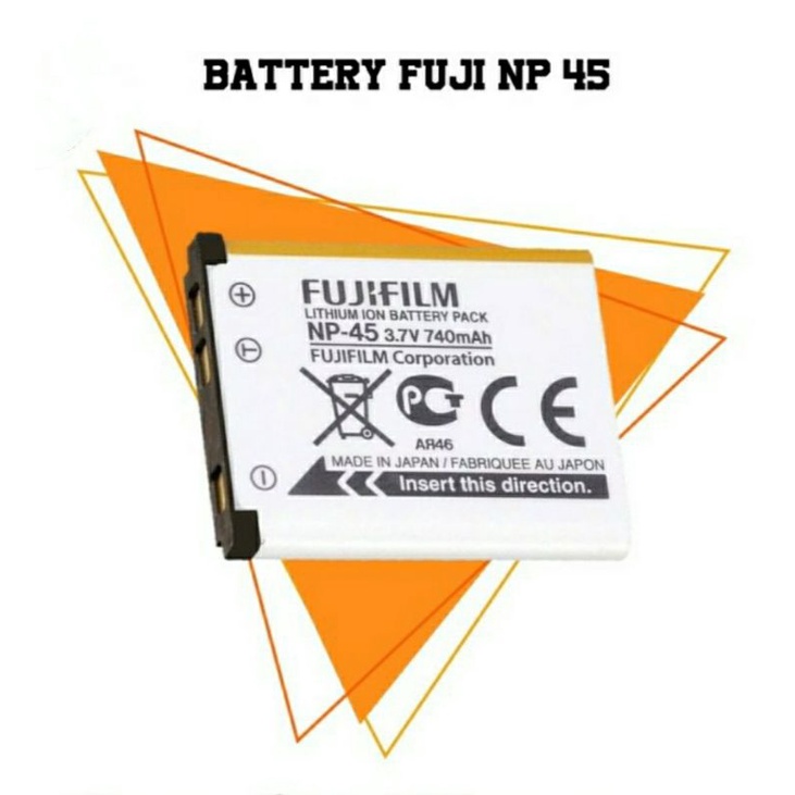 Jual Battery FujiFilm NP45 NP-45 for J250 JV300 JX700 Intax Mini 90 ...