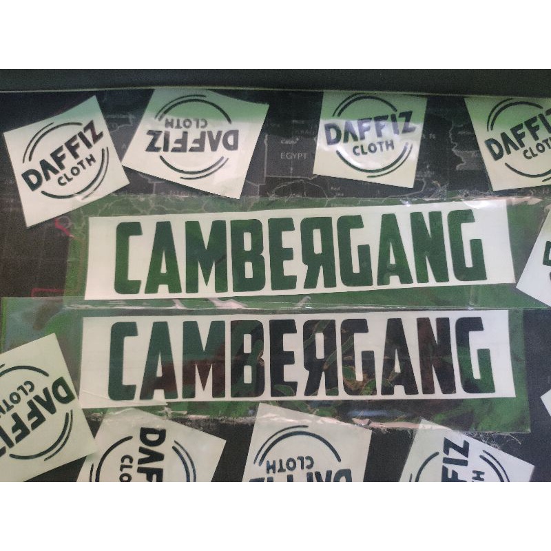 Jual STICKER CAMBERGANG 15cmx3cm | Shopee Indonesia