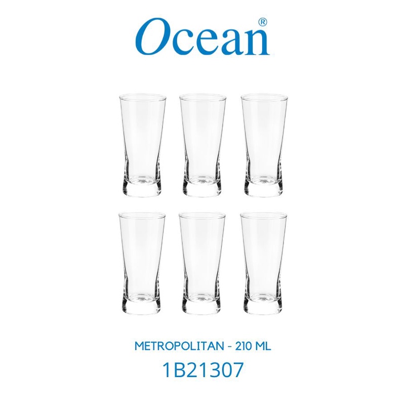 Jual OCEAN GLASS - METROPOLITAN BEER GLASS 7 OZ ( 210 ML ) | Shopee ...