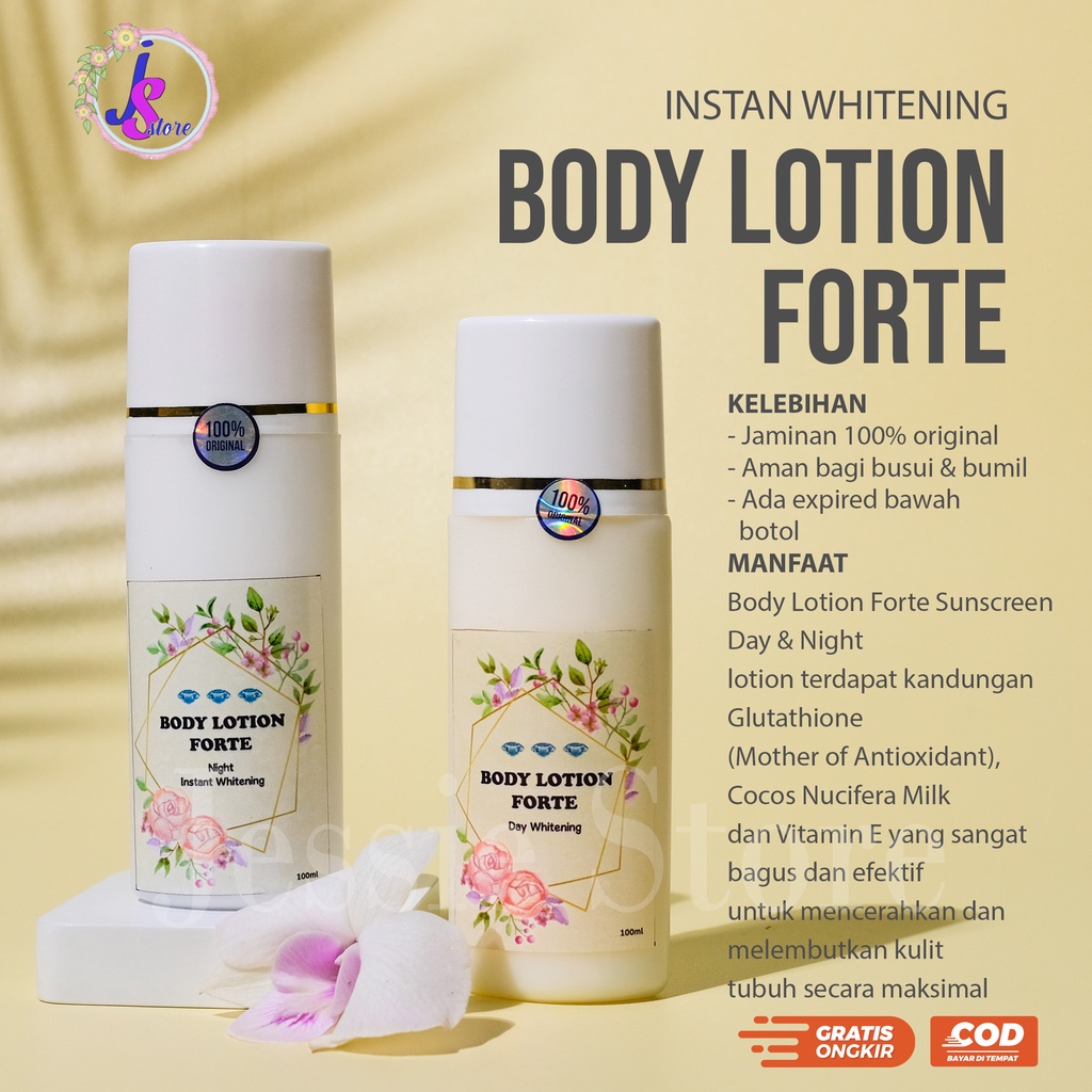 Jual ORIGINAL HB FORTE INSTAN WHITENING PEMUTIH BADAN DOSIS TINGGI/HANDBODY DOSTING PEMUTIH ...