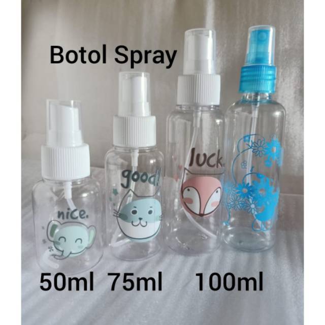 Jual Botol Spray Pump Kosong Impor 50 75 100 ml | Shopee Indonesia
