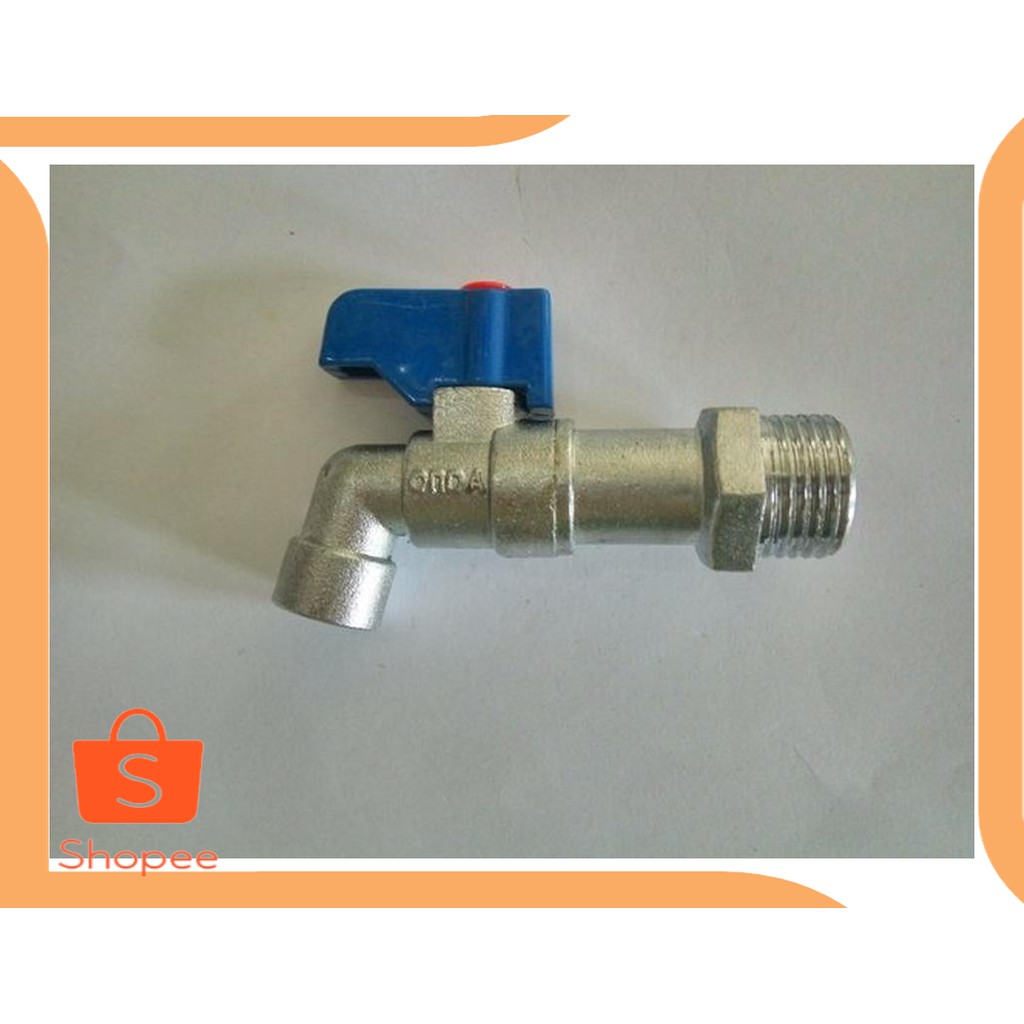 Jual Promo last stok Kran Air ONDA BC 1-2 Inchi Gagang Pendek Biru Keran Besi T Diskon | Shopee ...