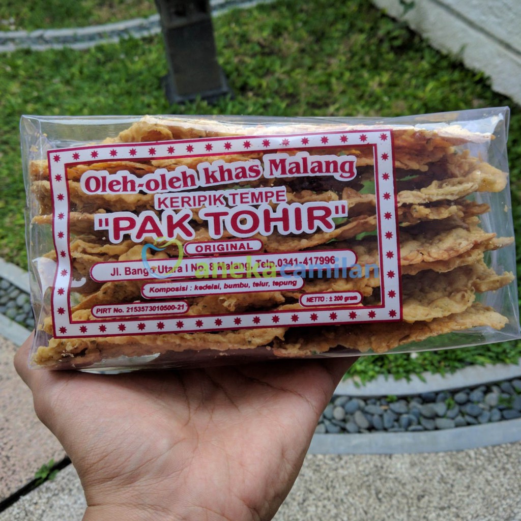 Jual Keripik Kripik Tempe Pak Tohir khas Malang Legendaris | Shopee ...