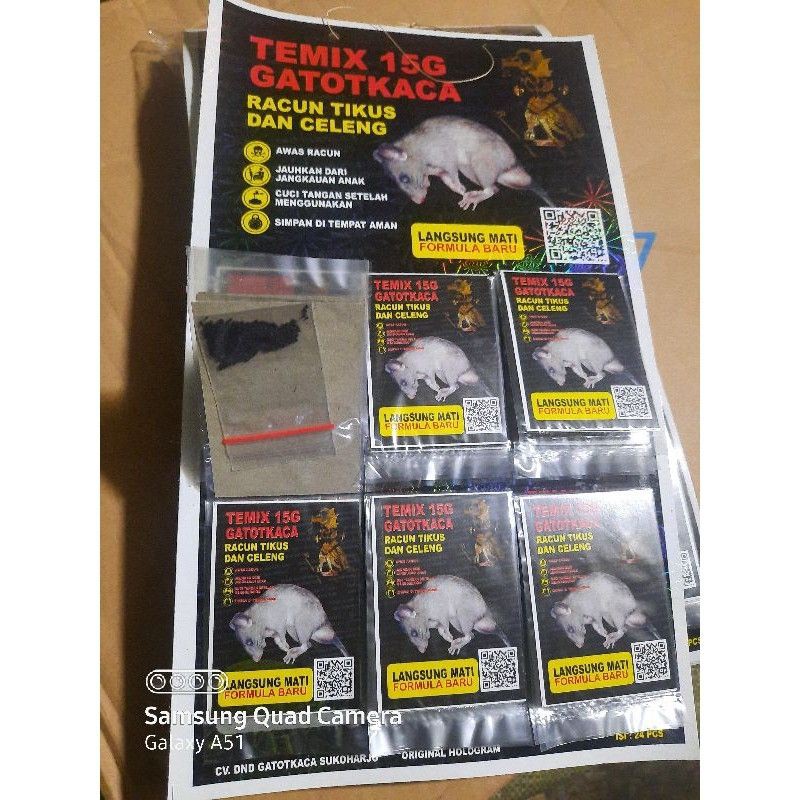 Jual RACUN TIKUS TEMIK GATOTKACA RENTENG ISI 24 Pcs | Shopee Indonesia