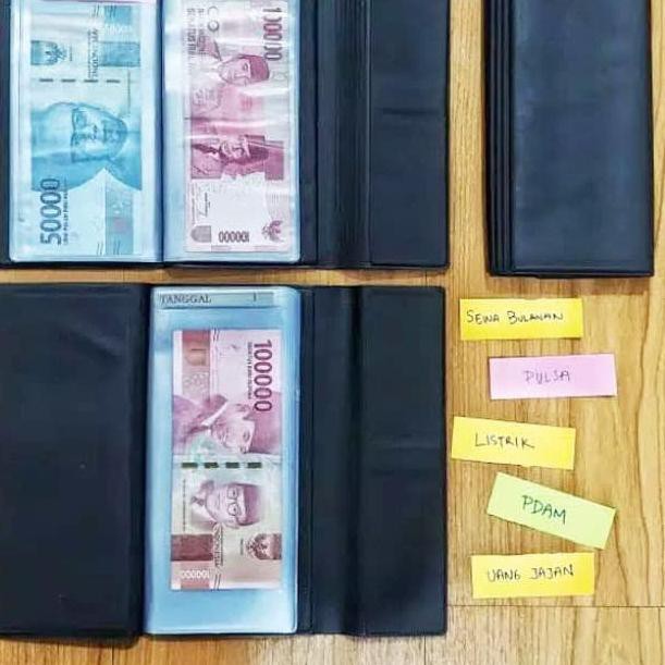 Jual DOMPET HEMAT UNTUK TABUNGAN BULANAN ADA TANGGAL LENGKAP - Merah ...