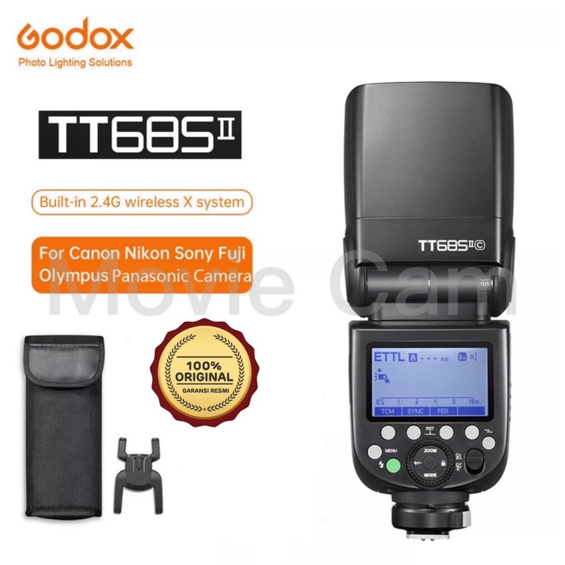 Jual Godox TT685II / TT685 II Thinklite TTL HSS Speedlite Camera Flash ...
