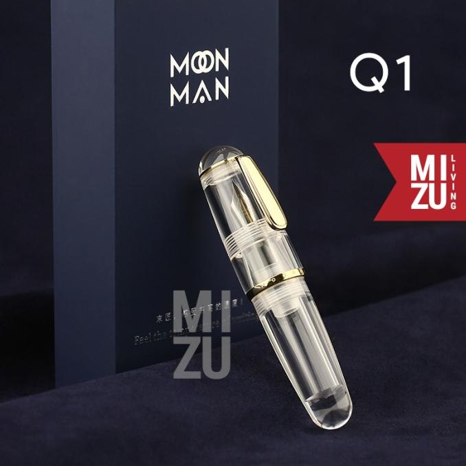 Jual MOONMAN Q1 Eyedropper Fountain Pen High Capacity Stainless Steel ...