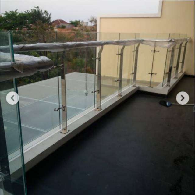 Jual Railing balkon kaca tempered | Shopee Indonesia
