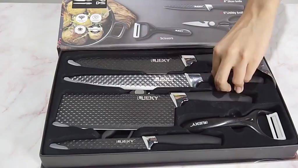 Jual 6 Pcs Pisau Set Kualitas Tinggi Stainless Steel Multifungsi Pisau ...