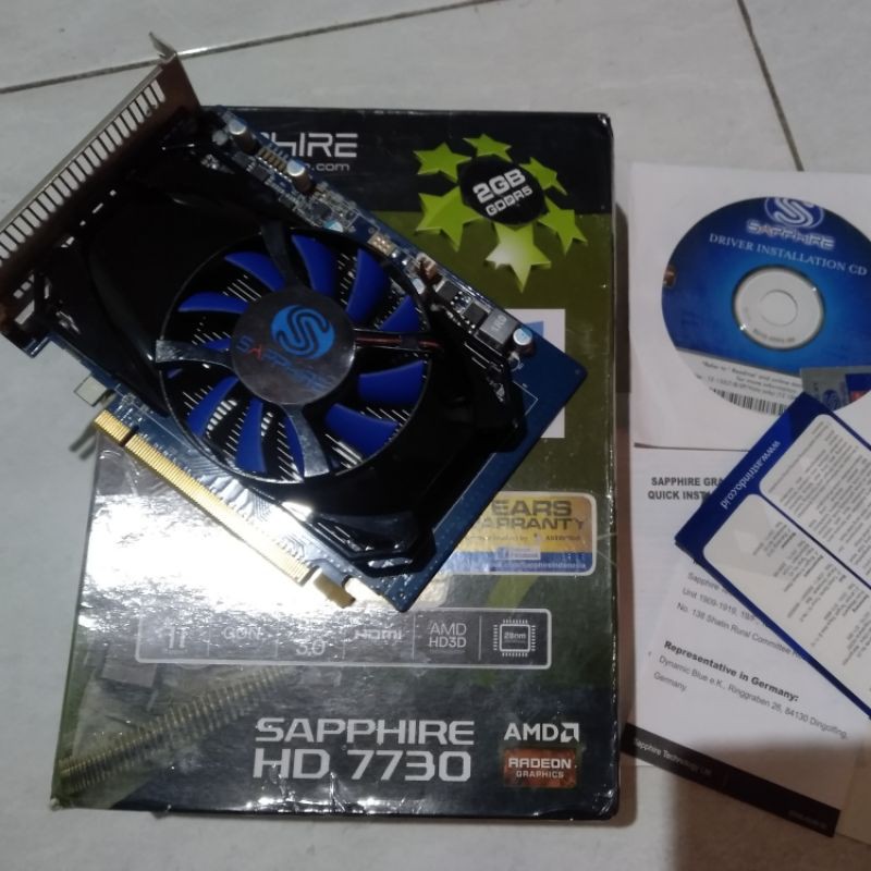 Jual VGA HD 7730 2GB DDR5 128BIT sama setara dengan r7 250 | Shopee ...