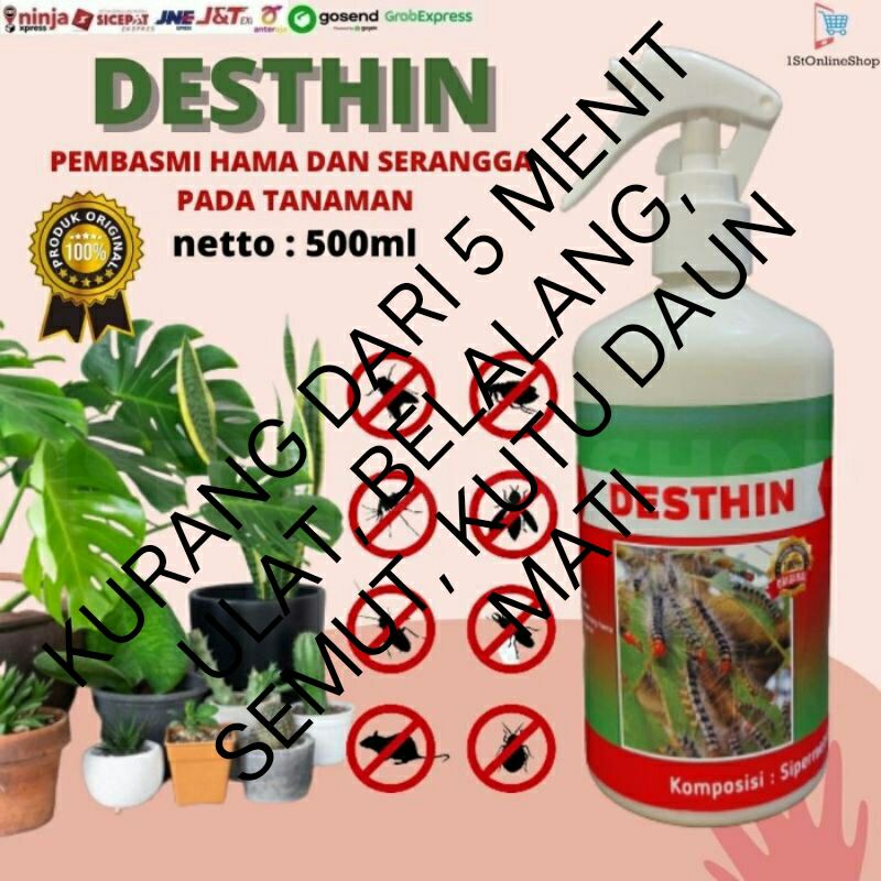Jual DESTHIN OBAT HAMA TANAMAN SIAP PAKAI OBAT ULAT OBAT KUTU DAUN OBAT ...